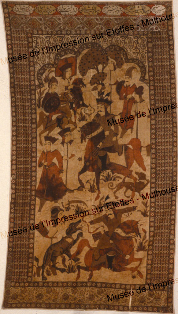 Toiles peintes de Perse (deux). - Musées Grand-Est