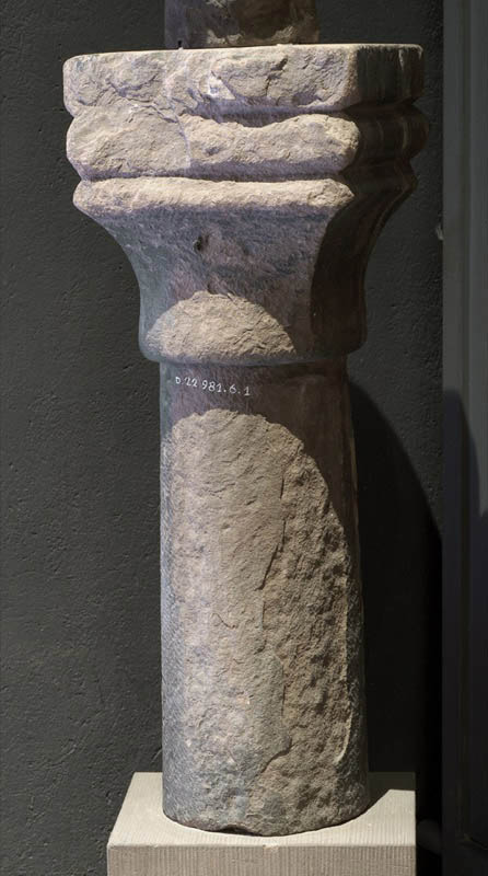 Moitié supérieure d’une colonnette monolithe - Musées Grand-Est